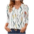ChaoHeng Womens Tops Long Sleeve Ladies' Fashionable Unfixed Print Base ...