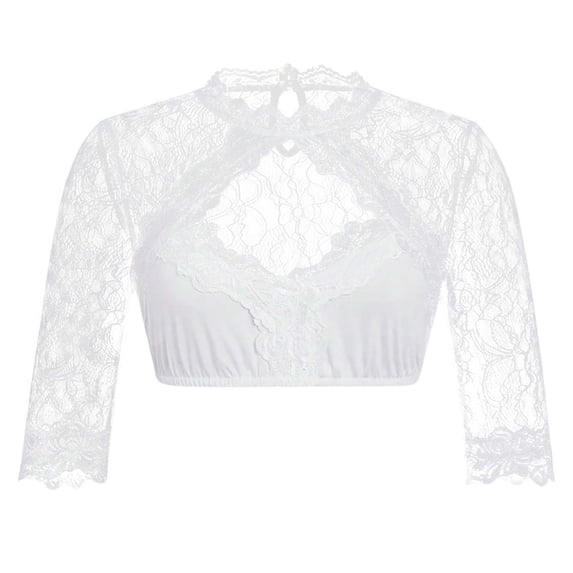 ChaoHeng Workout Tops for Women Women's Fashion Lace Beer Festival ...