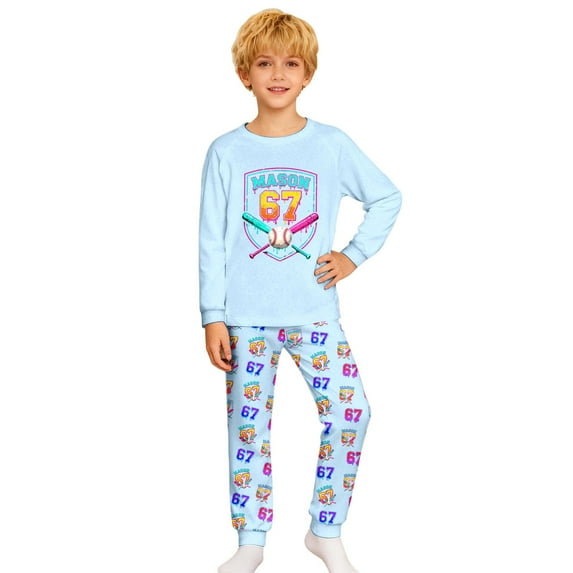 ChaoLingNeng 67 Shirt Kids Christmas Tops and Pants set 6 7 meme Top Tshirt 2Pcs Clothes Sets ...