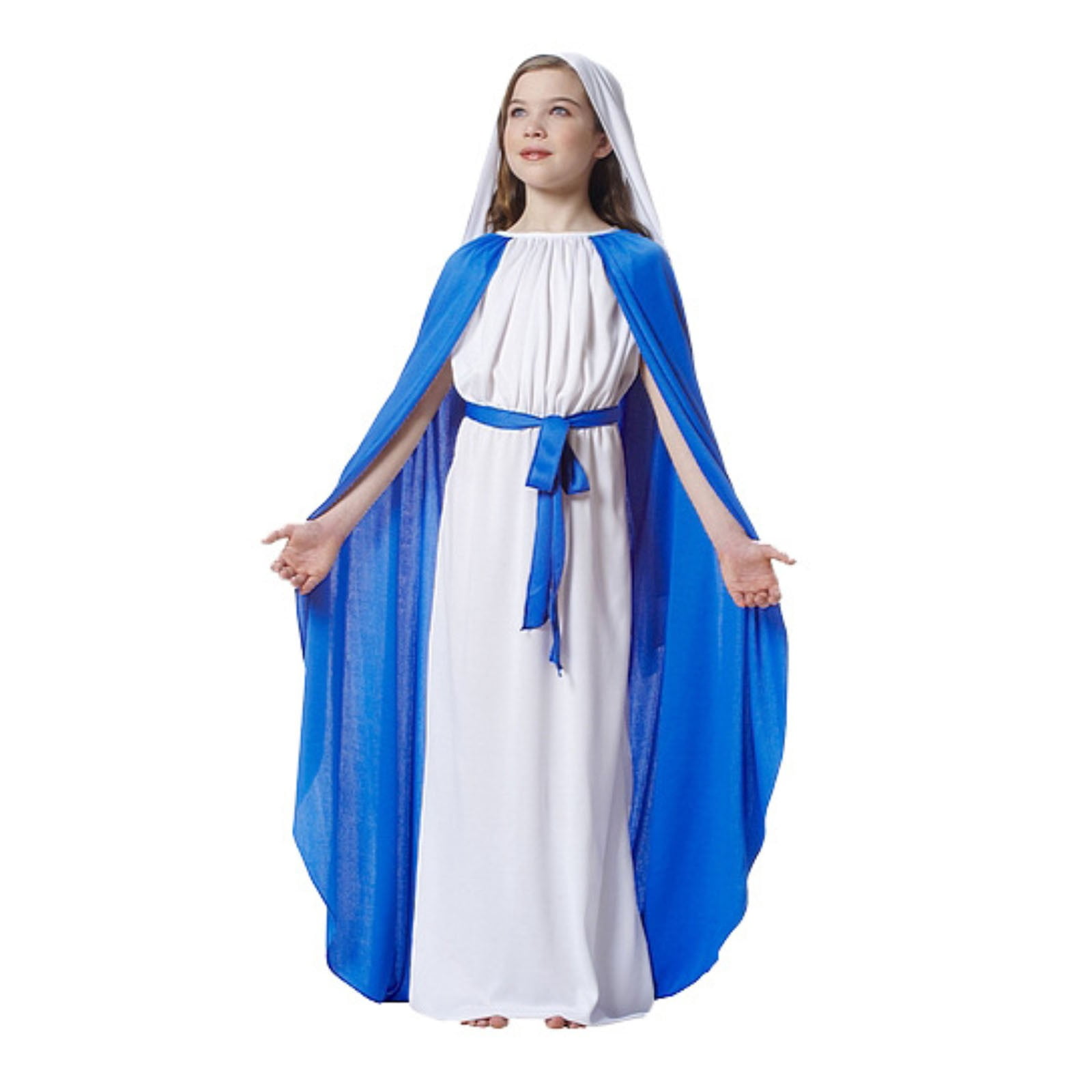 ChaoLingNeng Girls Carnival Outfit Virgin Mary Outfit Biblical Clothes ...