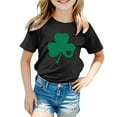 ChaoLingNeng Girls St Patricks Day Shirt Rainbow Printed Pattern Green ...