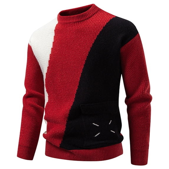 ChaoLingNeng Mens Winter Lined Hooded Sweater Long Sleeve Pullover Warm ...