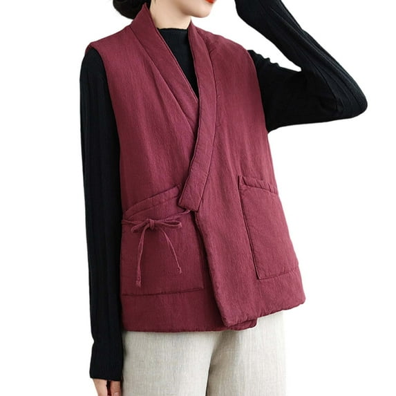 ChaoLingNeng Puffer Vest Womens,Cropped Puffer Vest Women Lightweight ...