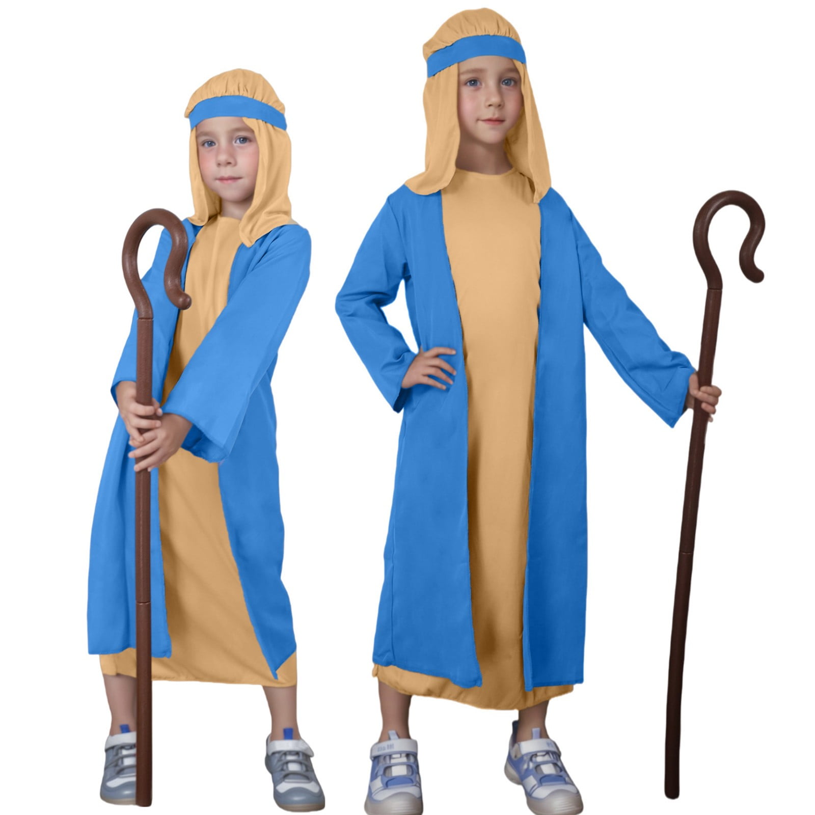 ChaoLingNeng Saint Shepherd Outfit for Kids Carnival Christmas Biblical ...