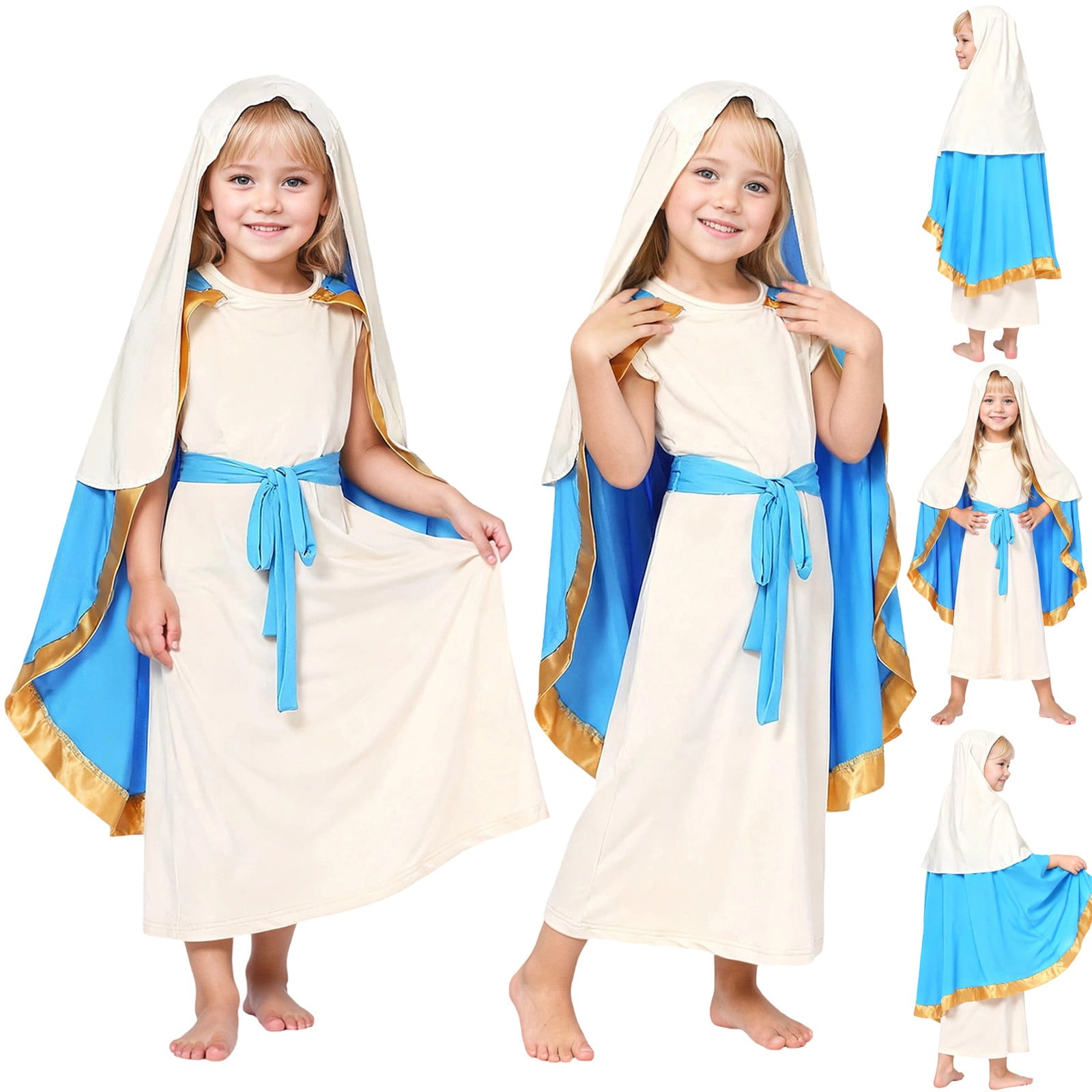 ChaoLingNeng Saint Shepherd Outfit for Kids Christmas Biblical Nativity ...