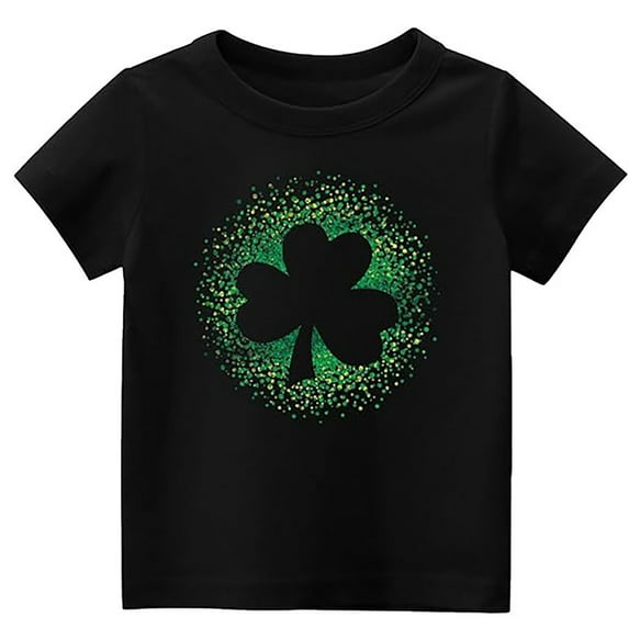 ChaoLingNeng St Patrick Day Shirt Girls Irish Shamrock Printed Pattern ...