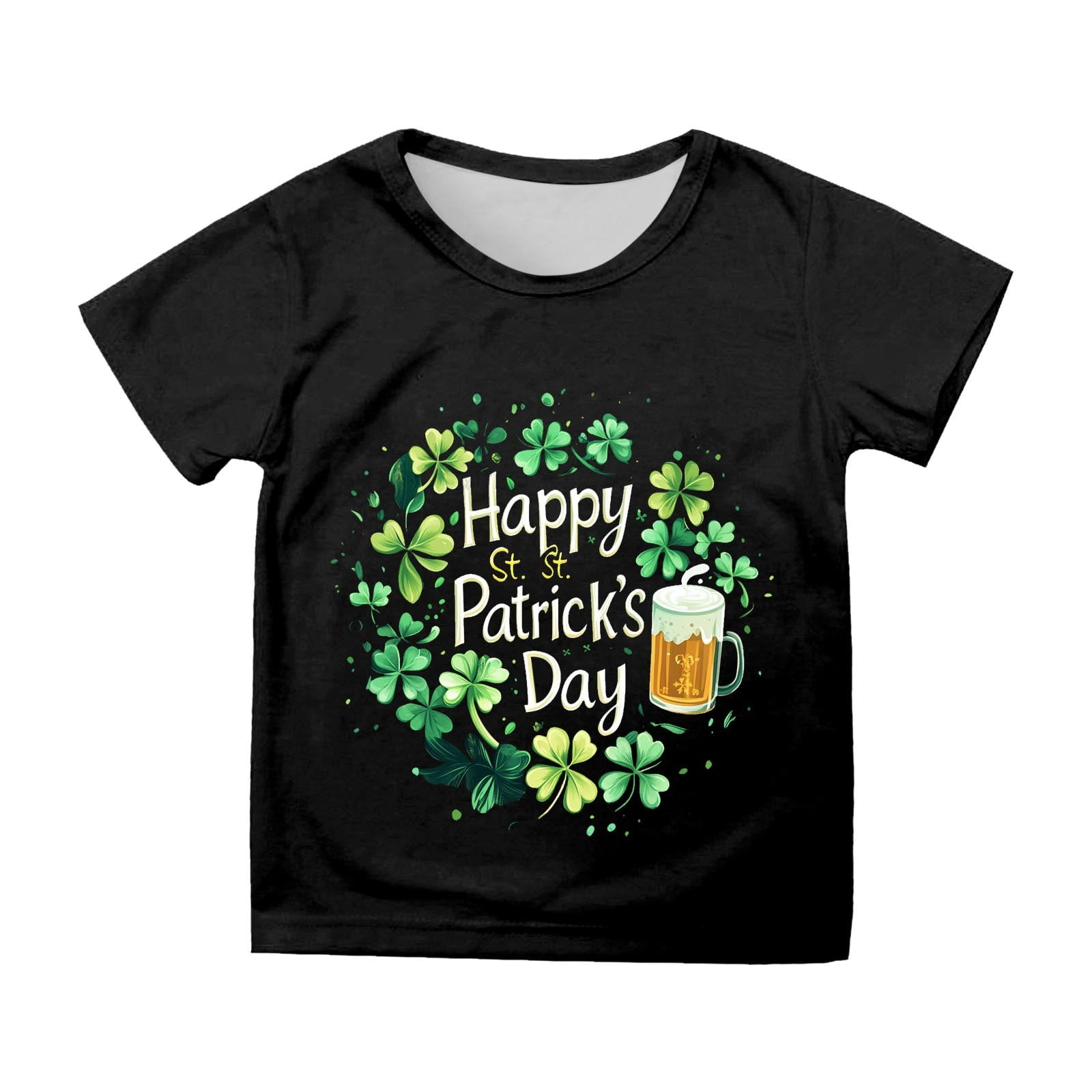 ChaoLingNeng Toddler Girl St Patricks Day Shirt Rainbow Printed Pattern ...