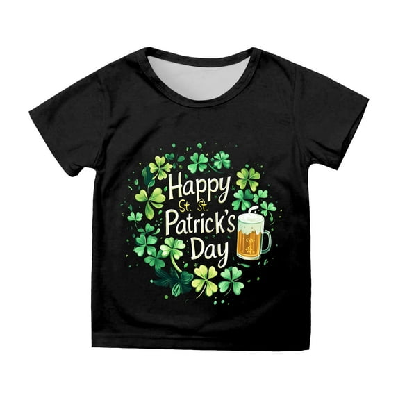 ChaoLingNeng Toddler Girl St Patricks Day Shirt Rainbow Printed Pattern ...