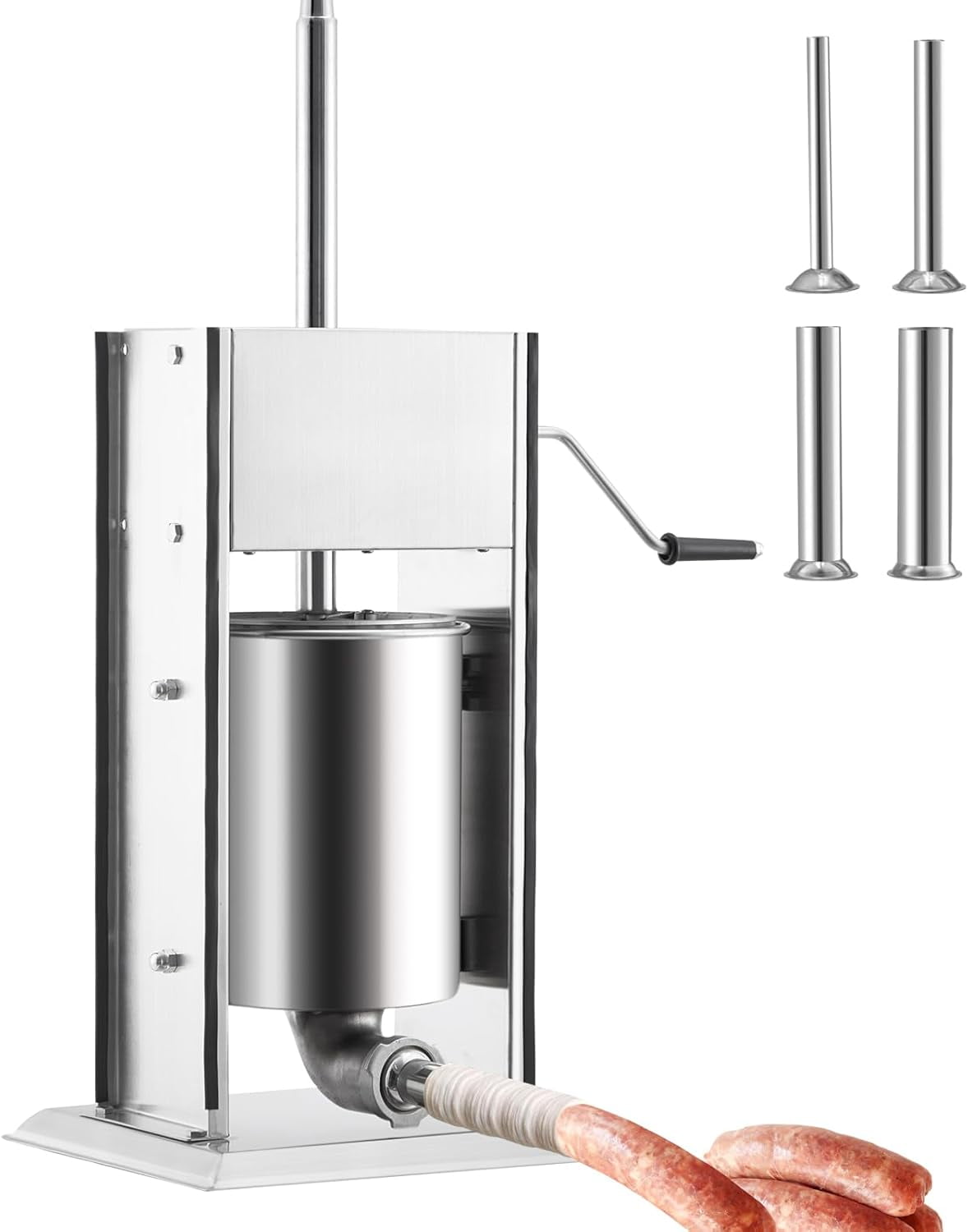 ChaoLink 3L Stainless Steel Sausage Maker Fast/Slow Speed, Easy to ...