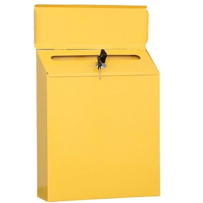 ChaoLink Wall Mounted Post Box, Mailbox with Key Lock, Outdoor Parcel ...