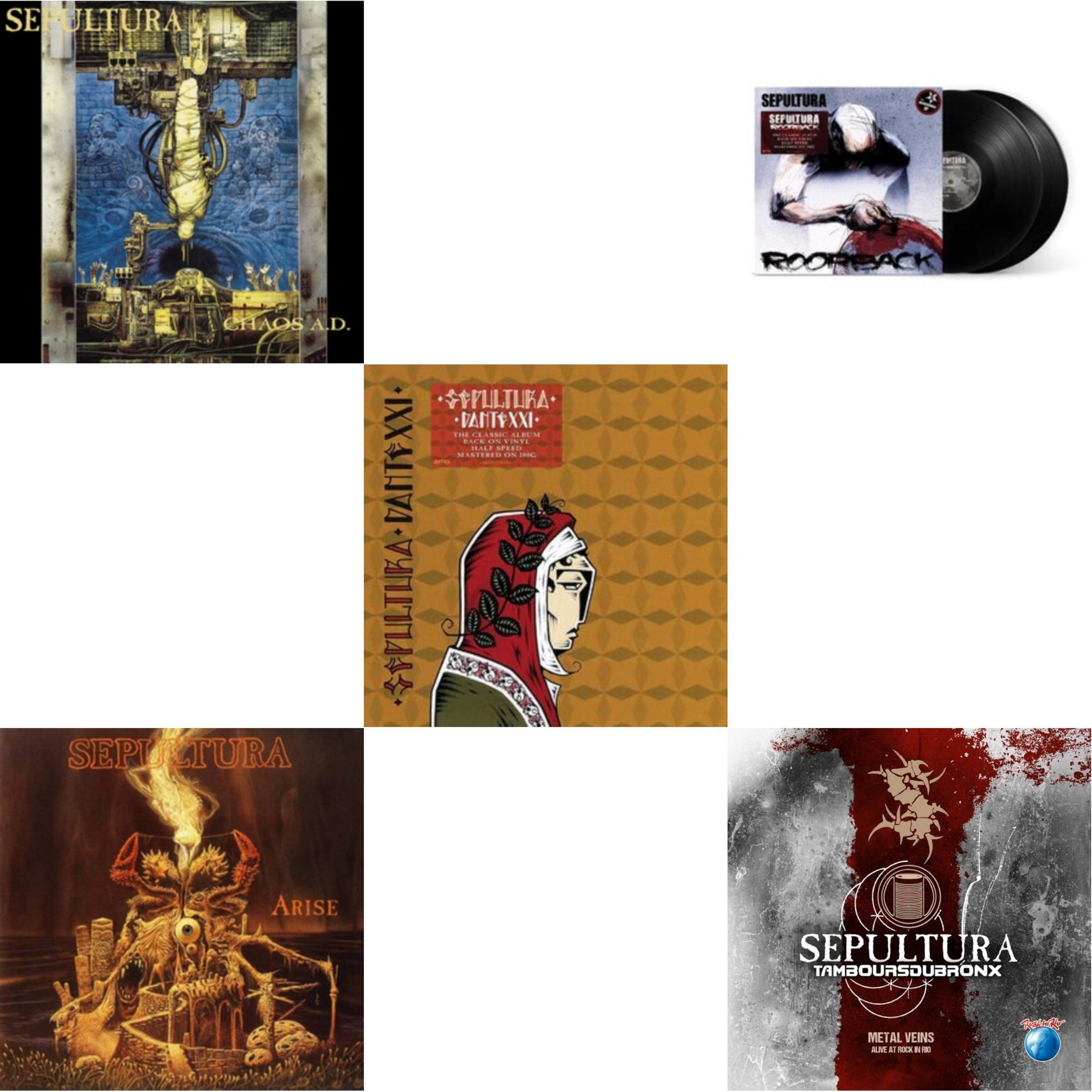 Chaos A.D. (Expanded Edition/2LP) & Arise (Expanded Edition) & Dante ...