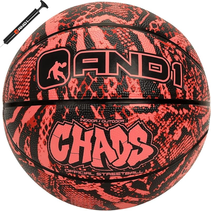 Chaos Basketball: Official Regulation Size 7 (29.5 inches) Rubber ...