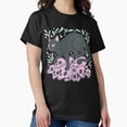 Chaos Cat on Skeleton Head Throne Pastel Goth Power H48831 Unisex T ...