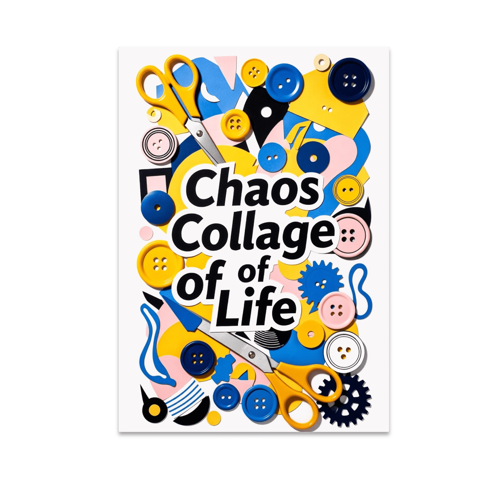 Chaos Collage of Life Art Decor - Home Aesthetic Enthusiast - 13x19 ...