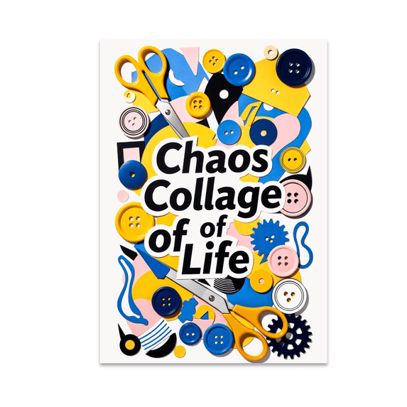 Chaos Collage of Life Art Decor - Home Aesthetic Enthusiast - 13x19 ...
