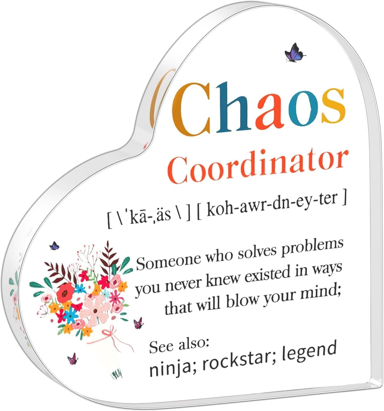 Chaos Coordinator Gifts For Women, Teachers Appreciation Gifts, Thank ...