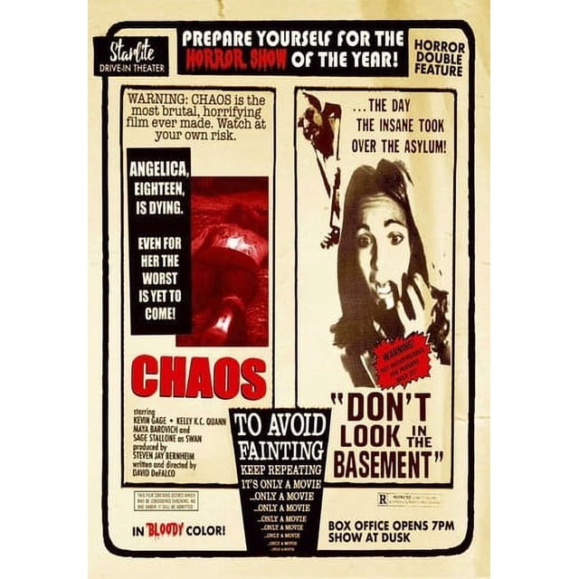 Chaos / Don't Look in the Basement (DVD), Code Red, Horror - Walmart.com