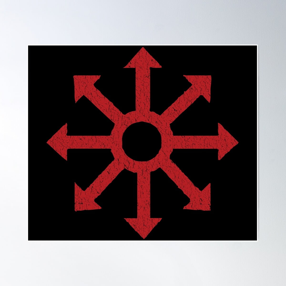 Chaos Magic Red Arrows Poster Wall Art, Modern Wall Decor For Living ...