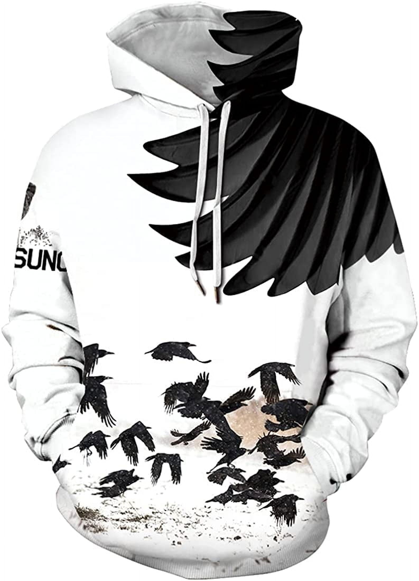 Chaos World Men's Novelty Hoodie Long Sleeves 3D Funny Graphic Print ...