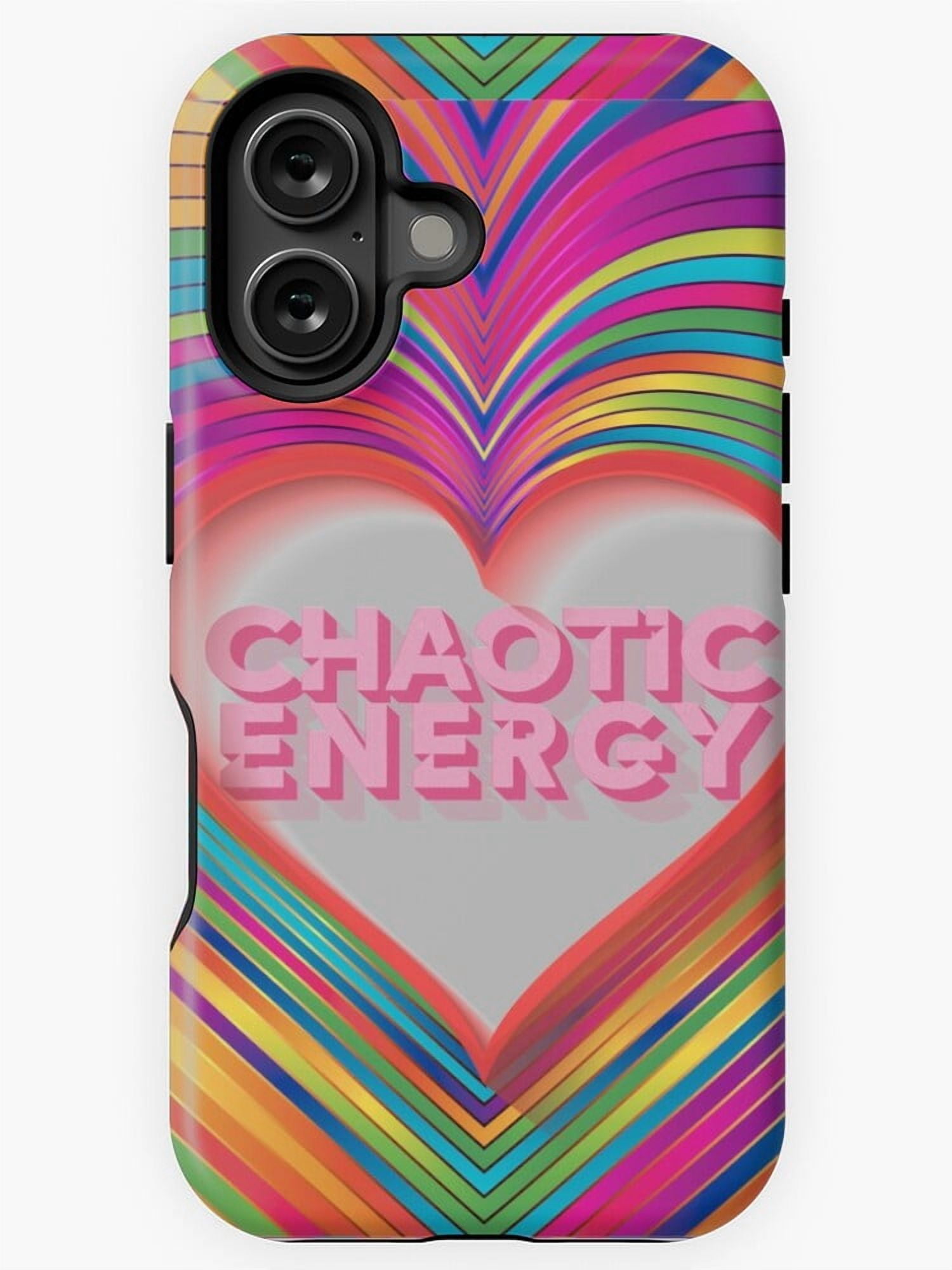 Chaotic Energy Motivational Minimalist Quote Phone Case for iPhone 11 ...