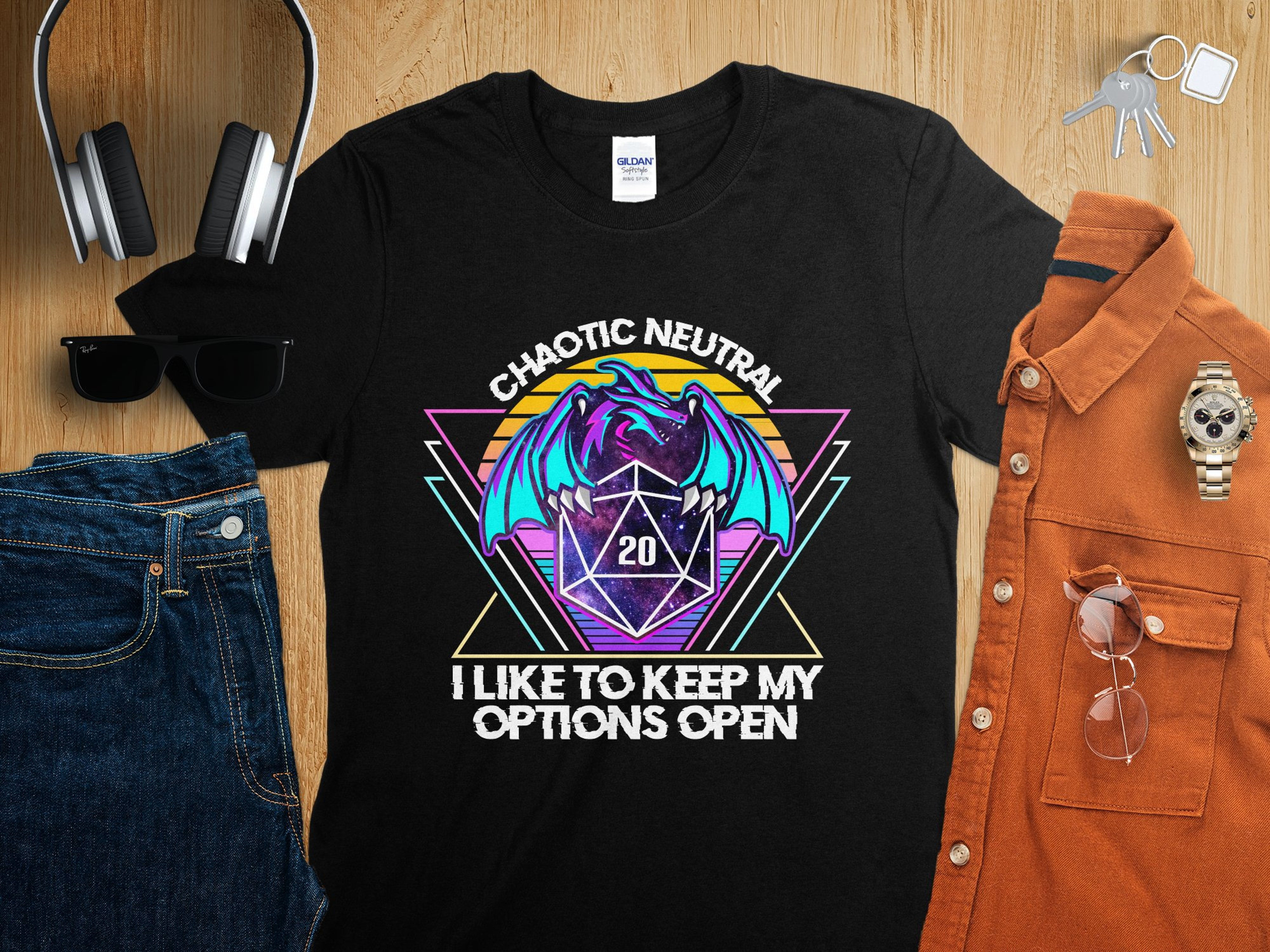 Chaotic Neutral Funny Alignment Keep Options Open Dungeons Tabletop RPG ...