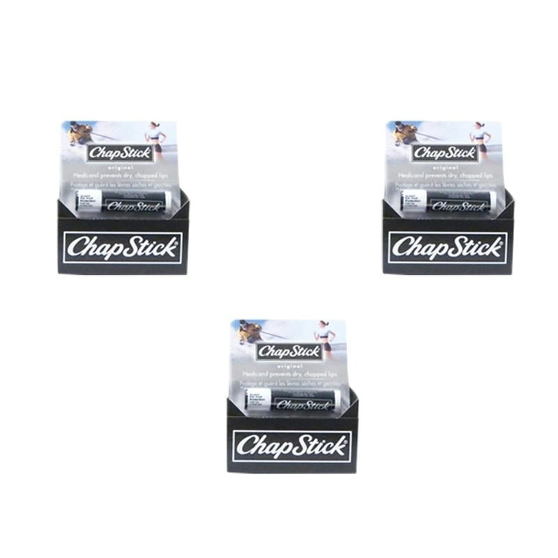 Chap Stick Lip Balm- Classic Original (4g) (Pack of 3) - Walmart.com