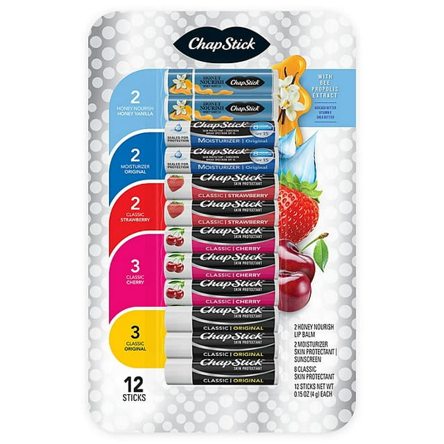 ChapStick Honey Variety Pack, 12 ct. - Walmart.com