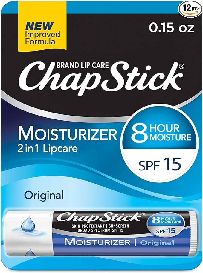 ChapStick Lip Balm, 0.15 Ounce (Pack of 12) - Walmart.com