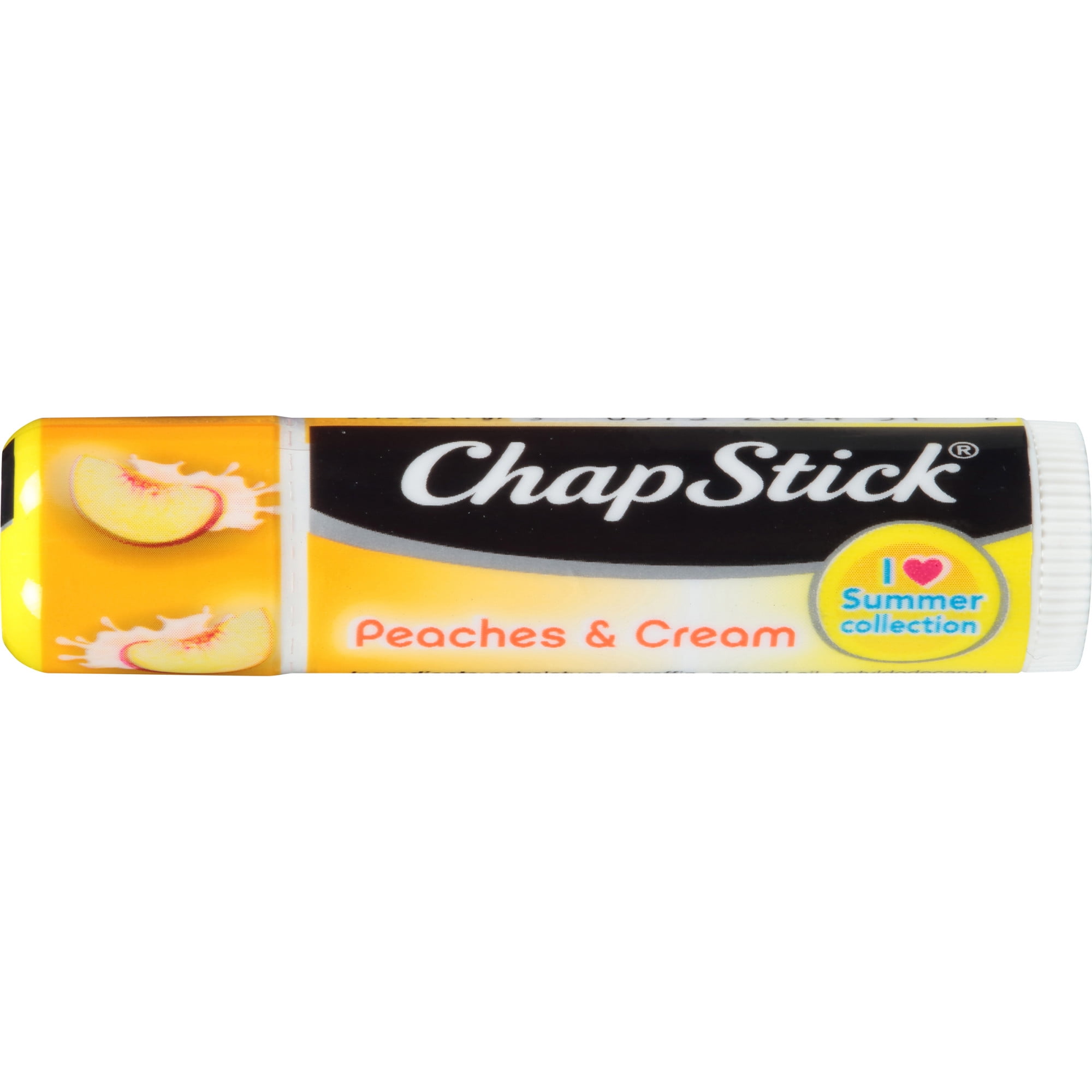ChapStick Peaches & Cream Flavored Lip Balm - 0.15 oz, 1 Refill Pack of ...