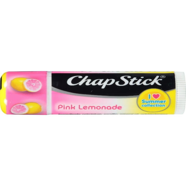 ChapStick Pink Lemonade Flavored Lip Balm Tubes - 0.15 Oz - Walmart ...