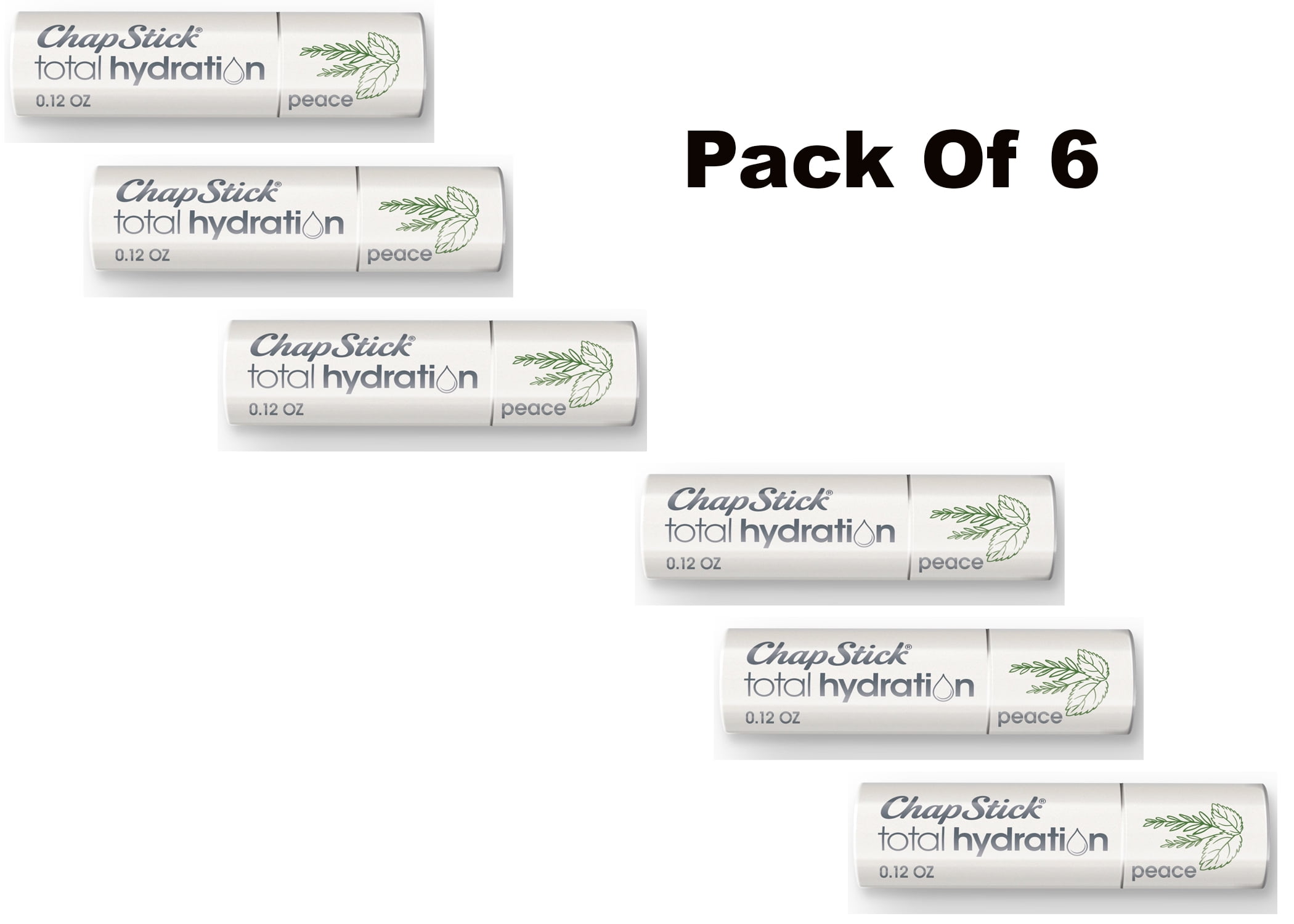 ChapStick Total Hydration Essential Oils Peace Lip Balm, Rosemary ...