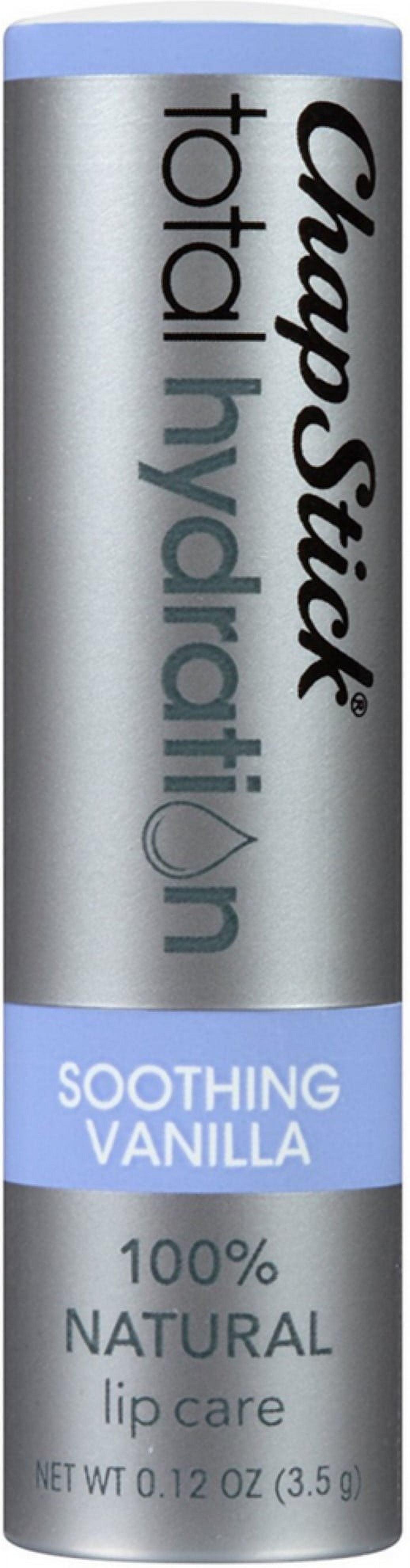 ChapStick Total Hydration Lip Balm, Soothing Vanilla, Argan Oil, Pack ...