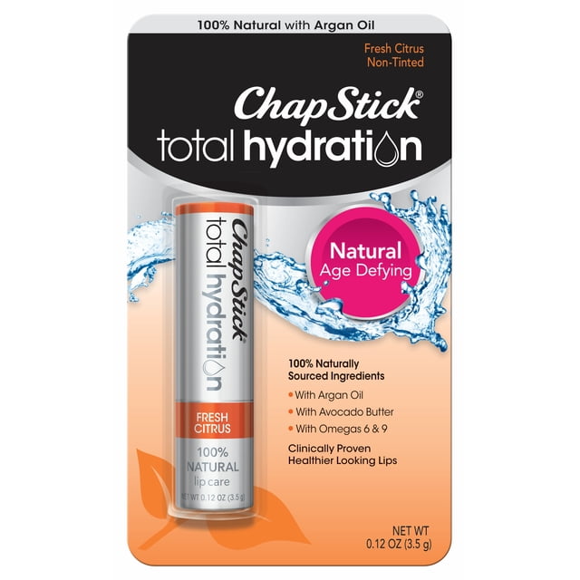 ChapStick Total Hydration Lip Care Fresh Citrus - Walmart Business Supplies