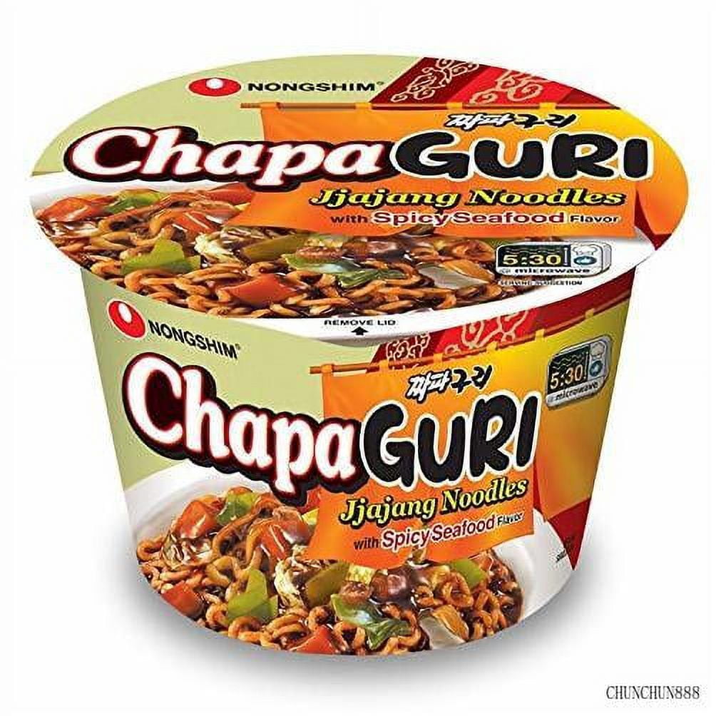 Chapaguri Spicy Rom Don Jjajang Cup Of Noodles Korean Food With Neoguri Seafood Flavoring, 6 ...