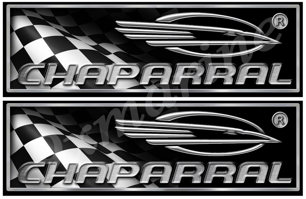 Chaparral 2 Boat Stickers. Remastered stickers for boat restoration ...
