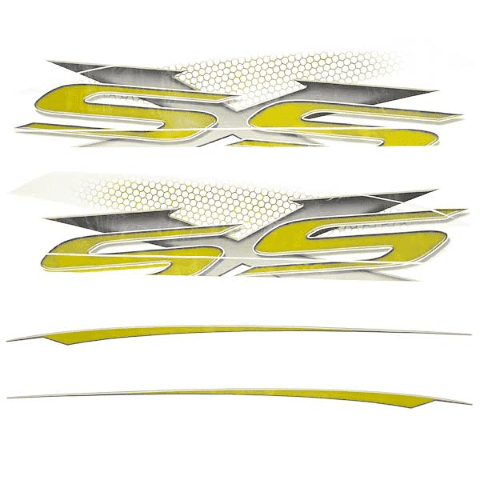 Chaparral Boat Decal Sticker Kit | 236 256 276 SSX Yellow (8 PC ...