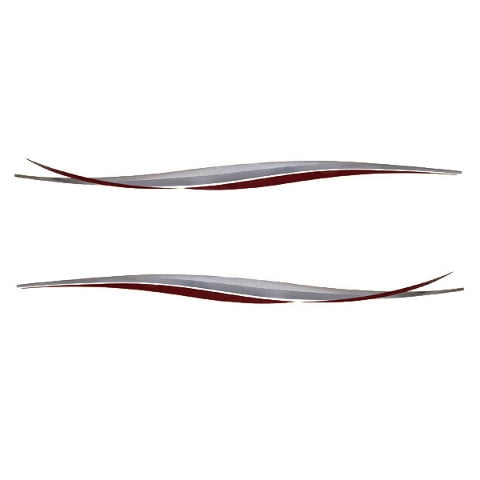 Chaparral Boat Decals U16792-10 | 256 SSi Red Gray Stickers (Set of 2 ...