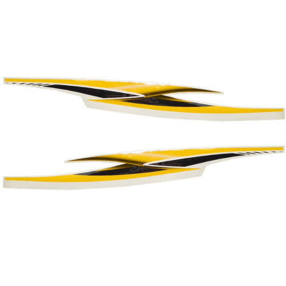 Chaparral Boat Graphic Decal Sticker Set | 77 1/2 x 7 Inch Yellow (Set ...