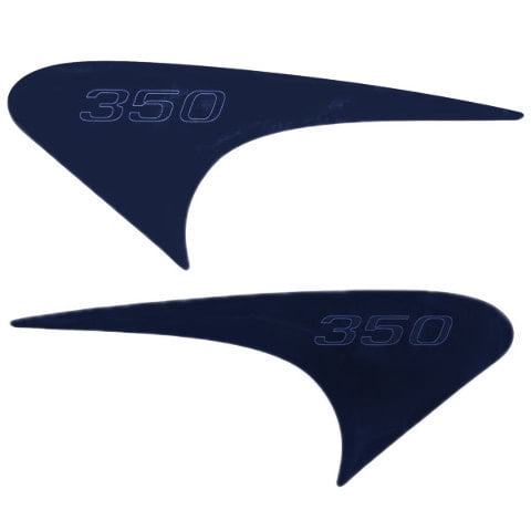 Chaparral Boat Hard Top Decals 138861-03 | Signature 350 Navy (2PC ...