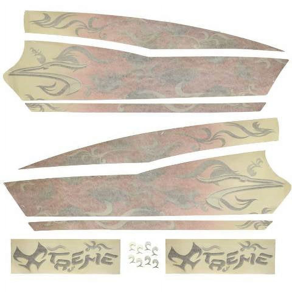 Chaparral Boat Hull Decal Set 14.00555 | 204 Xtreme Red Black (Kit ...