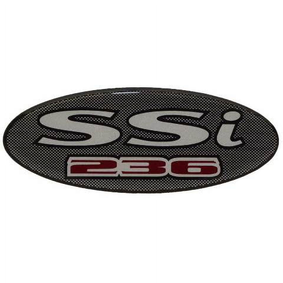 Chaparral Boat Raised Emblem Decal | SSi 236 Gray Sticker - Walmart.com