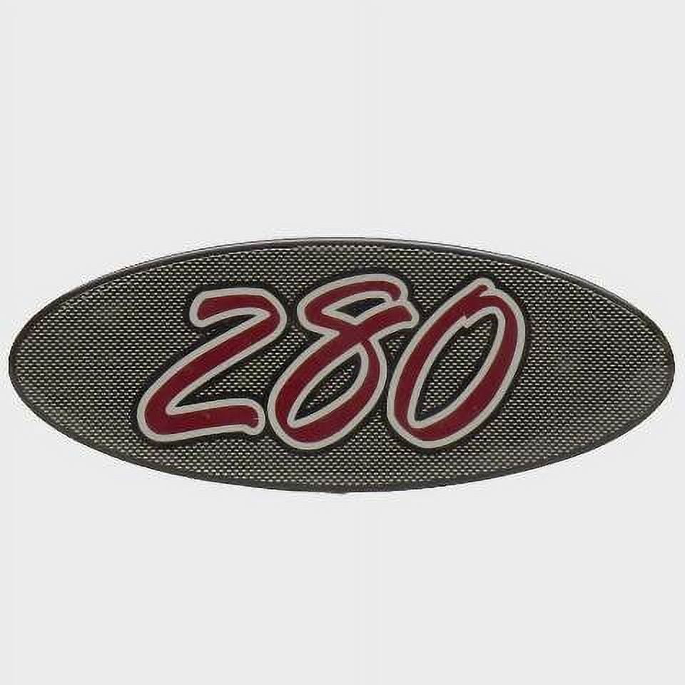 Chaparral Boat Raised Emblem Decal 14-00217 | 280 S Sticker Silver Red ...