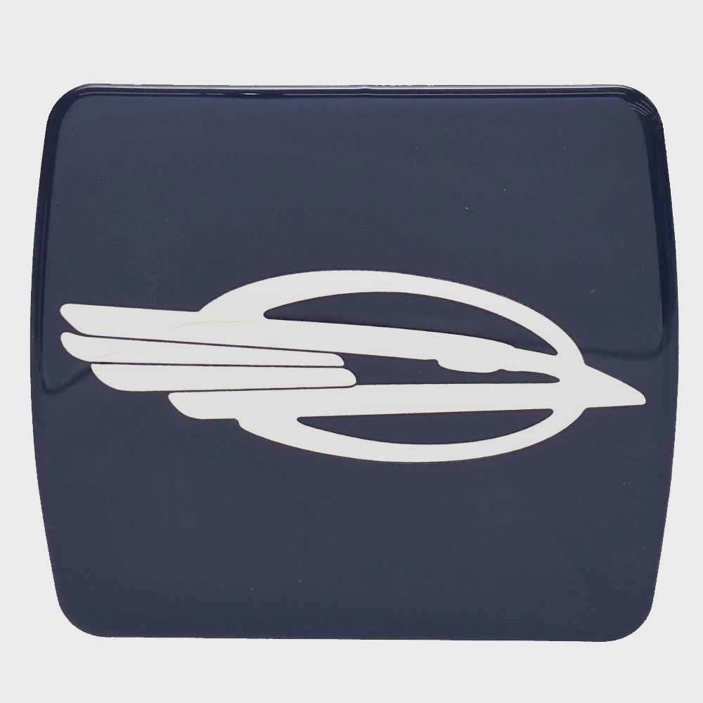 Chaparral Boat Raised Emblem Decal 14.00361 | Dark Blue Dash Plaque ...