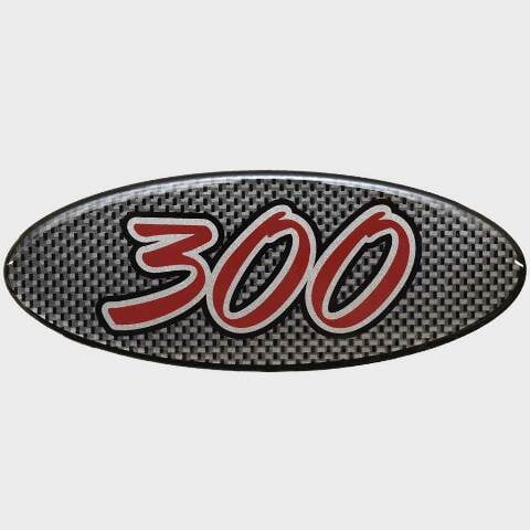 Chaparral Boat Raised Emblem Decal U15547-01 | 300 Sticker Silver Red ...