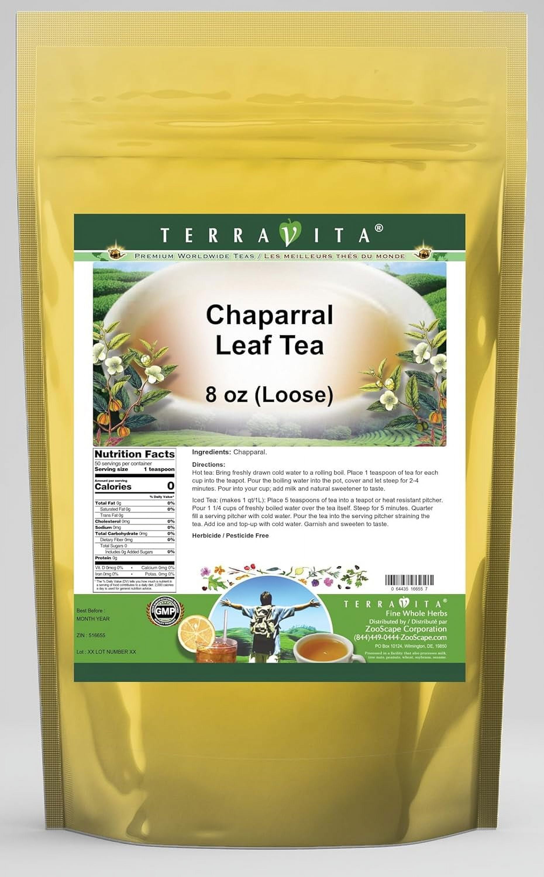Chaparral Leaf Tea (Loose) (8 oz, ZIN: 516655) - 3 Pack - Walmart.com