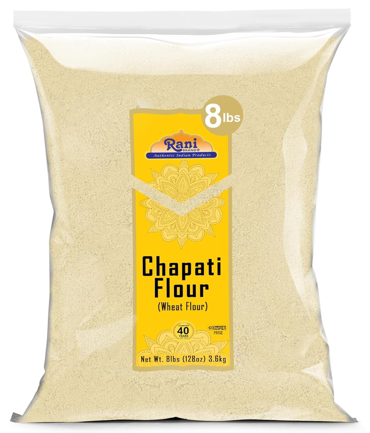 Chapati Flour (100% Pure Whole Wheat Atta), For Making Roti & Breads ...