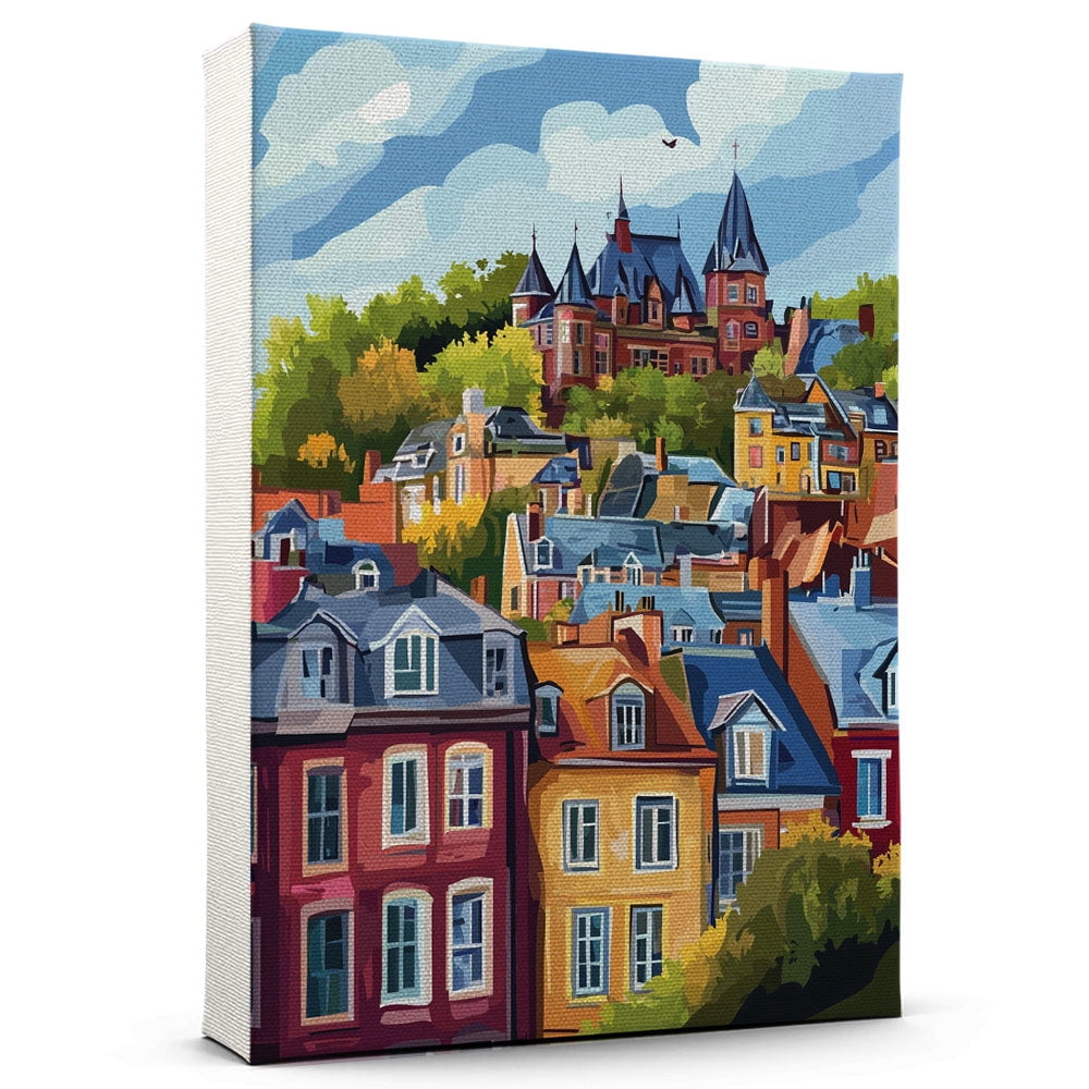 Chapeau Canvas Print, Quebec Canvas Wall Art, Chapeau Decor Travel ...
