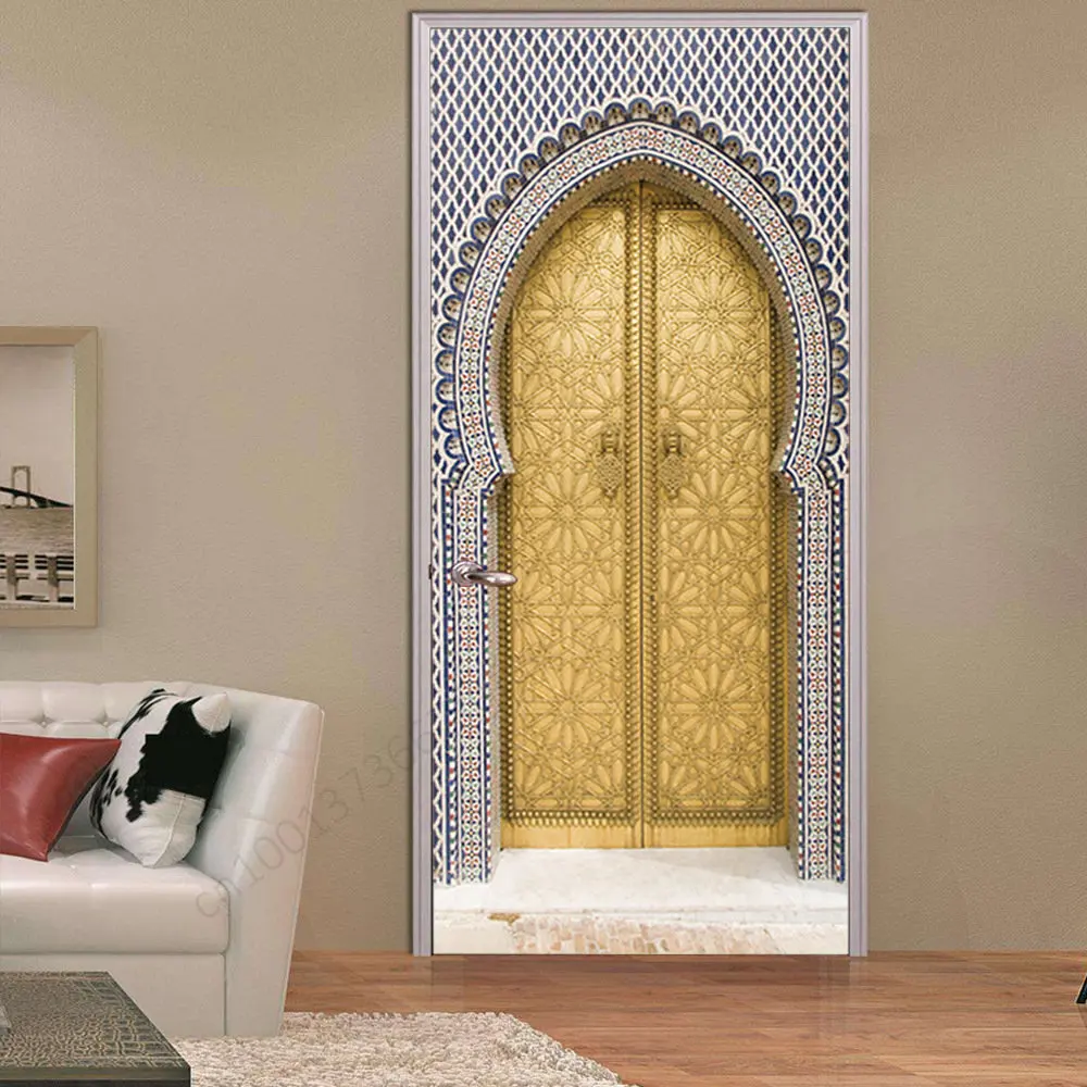 Chapel Arch Design Door Stickers Islamic Muslim Festival Ramadan ...