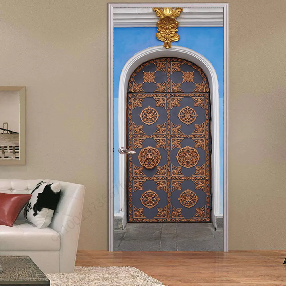 Chapel Arch Design Door Stickers Islamic Muslim Festival Ramadan ...