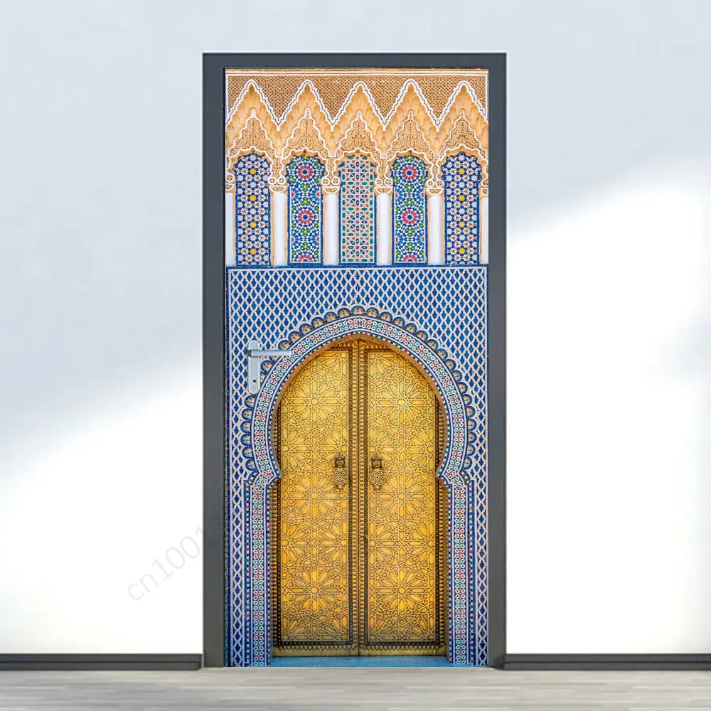 Chapel Arch Design Door Stickers Islamic Muslim Festival Ramadan ...